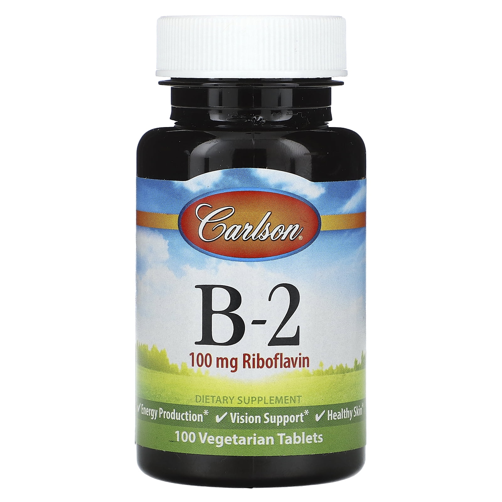 Carlson Laboratories Vitamin B-2 100mg 100 Tablet - Walmart.com
