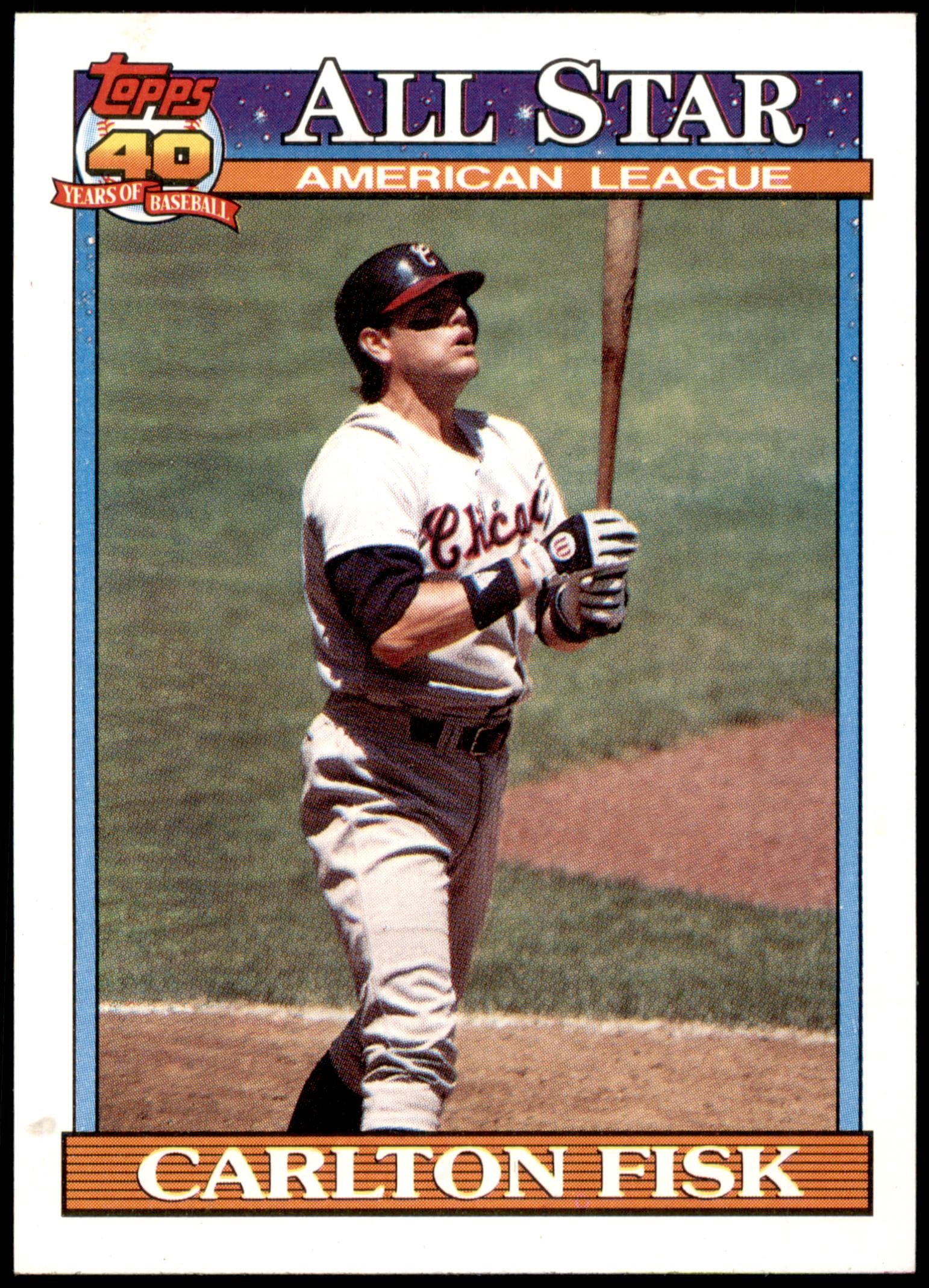 Carlton Fisk #393 1991 Topps - Walmart.com