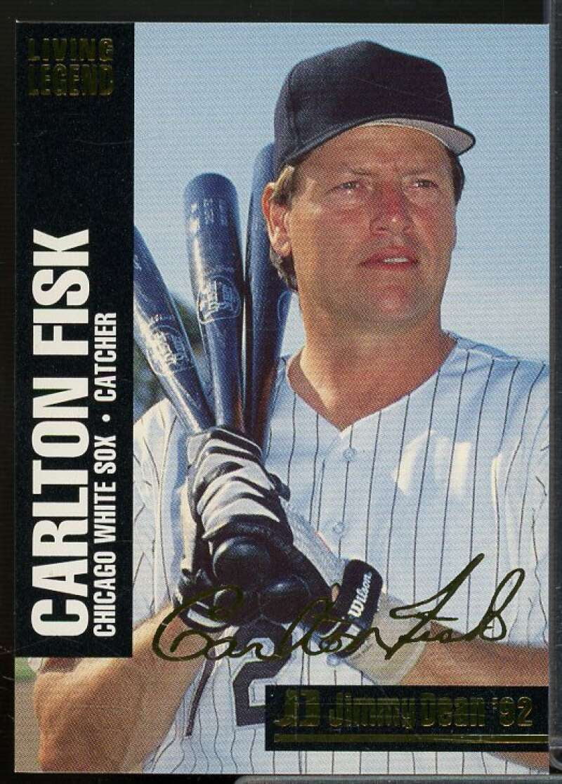 Carlton Fisk Card 1992 Jimmy Dean Living Legends #2 - Walmart.com