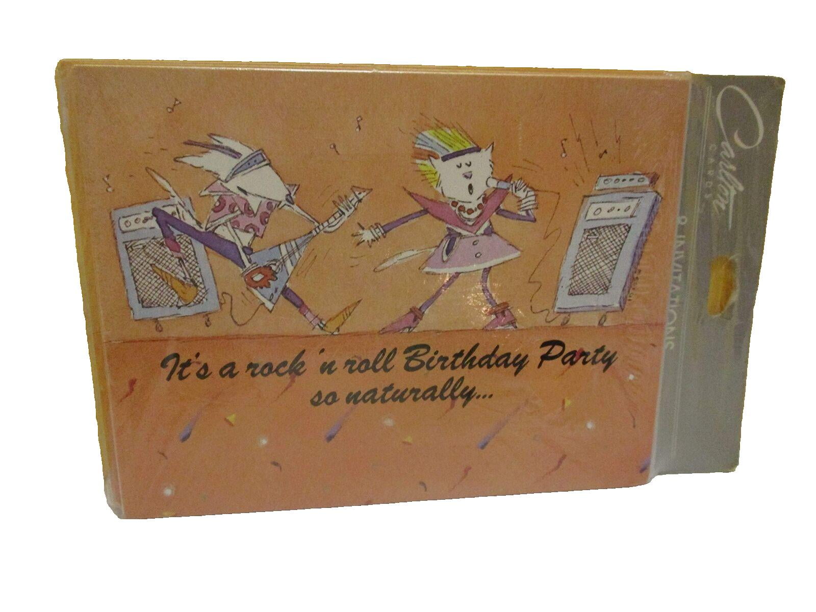Carlton It's a Rock 'n Roll Birthday Party So Naturally 8 Invitation ...