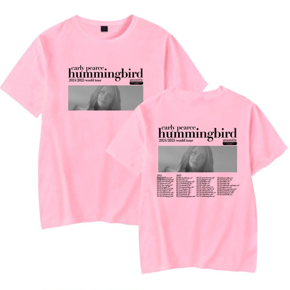 Carly Pearce Hummingbird World Tour Merch Summer women's men's pure ...