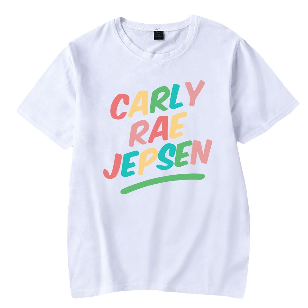 Carly Rae Jepsen LOGO T-shirt 100% cotton tee print Women Men Short ...