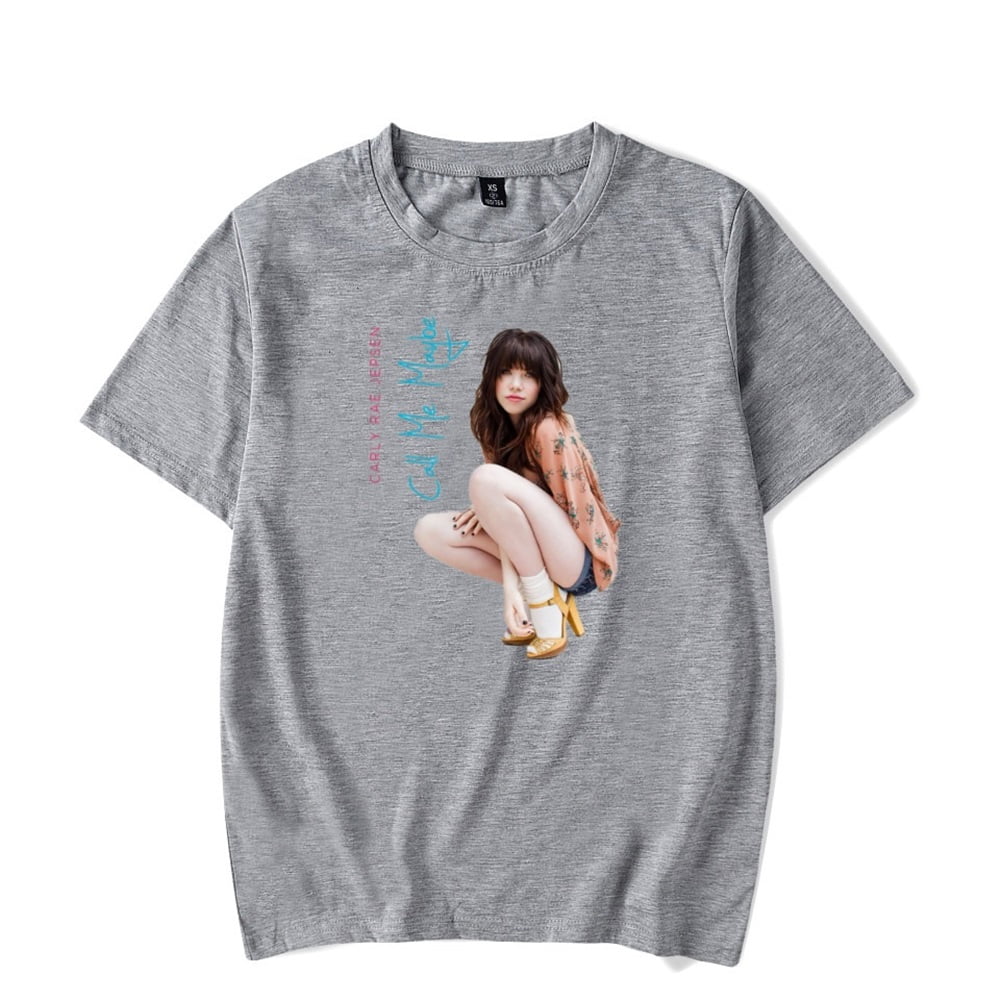 Carly Rae Jepsen Merch T-shirt Classic Cute Print Short Sleeve Unisex ...