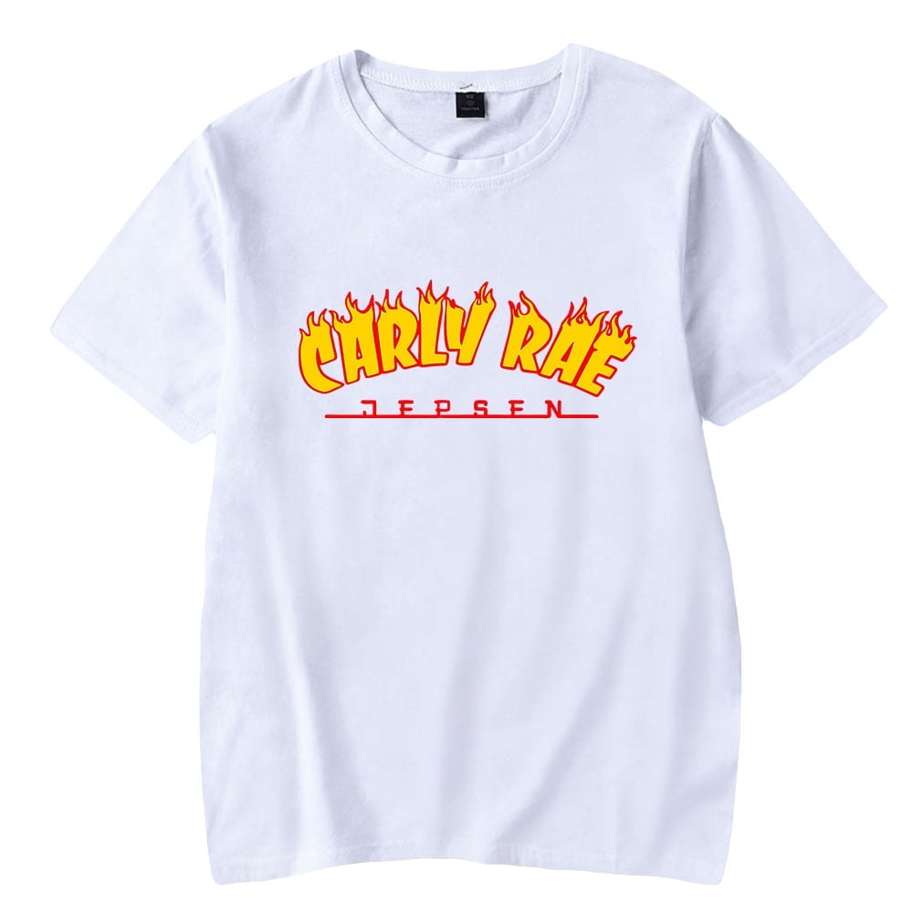 Carly Rae Jepsen Merch T-shirt Classic Logo Fashion Tops Men And Women ...