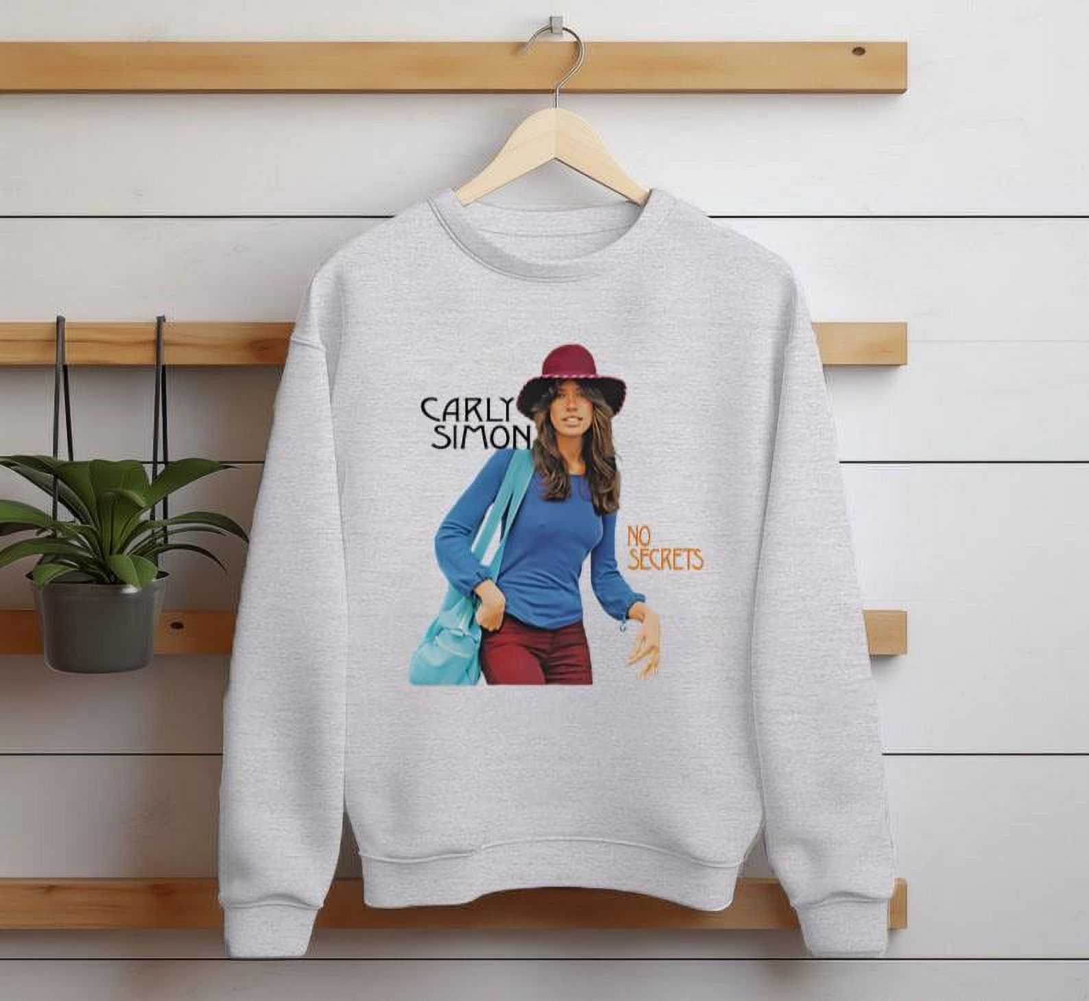 Carly Simon Album No Secrets T-Shirt Short Sleeve All Sizes S-4Xl 1F51 ...