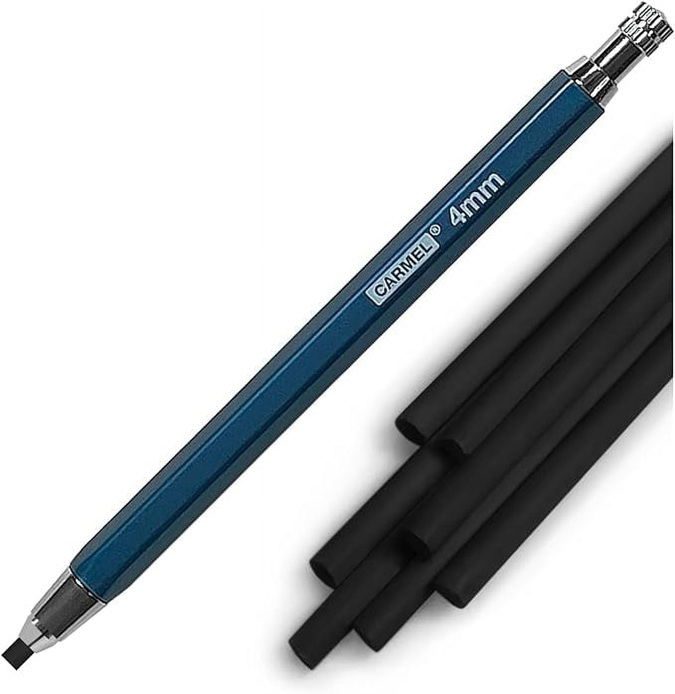 Carmel 4mm Mechanical Grease Pencil Holder + 25 Refills (Black), Clutch ...