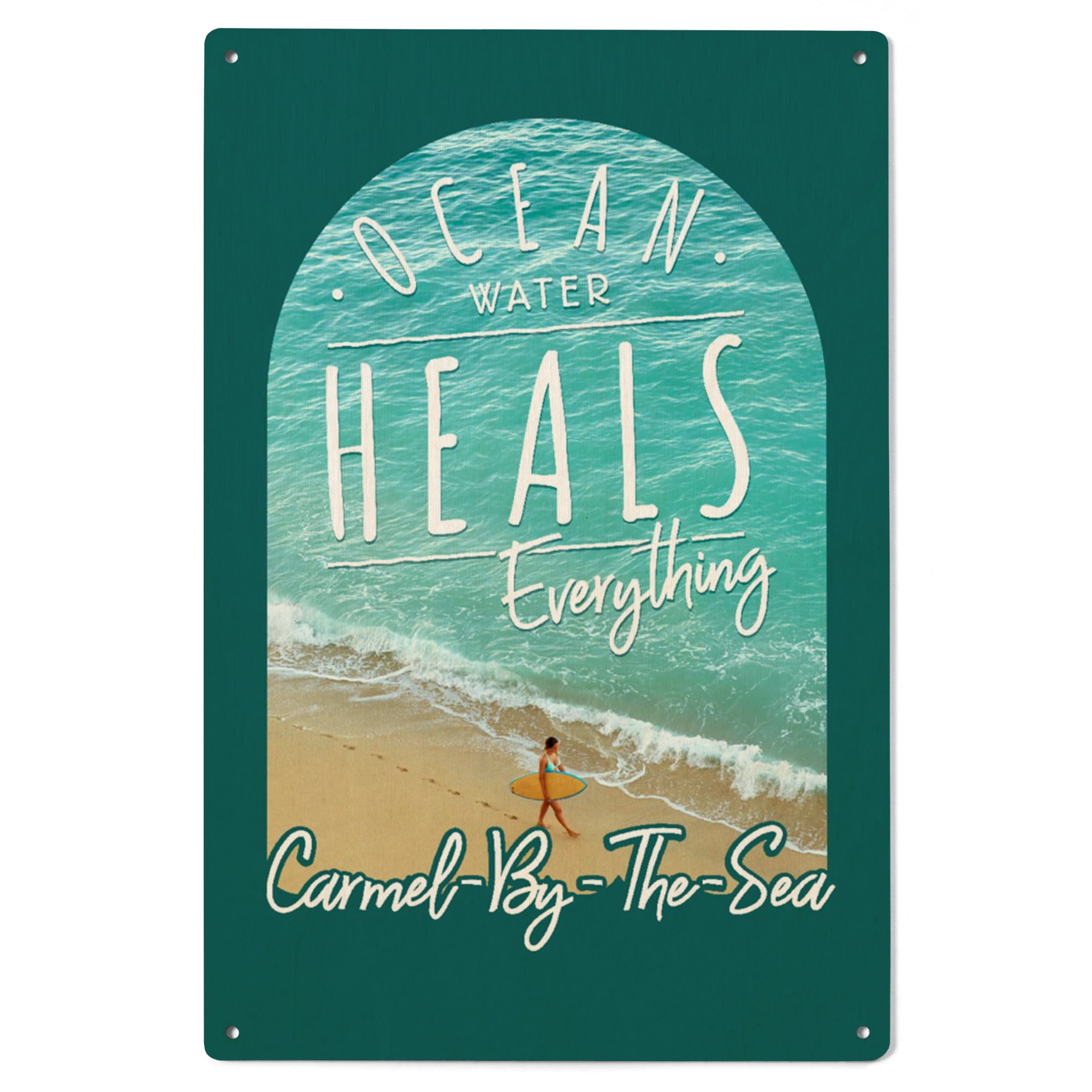 Carmel-by-the-Sea, California, Ocean Water Heals Everything, Surfer on ...