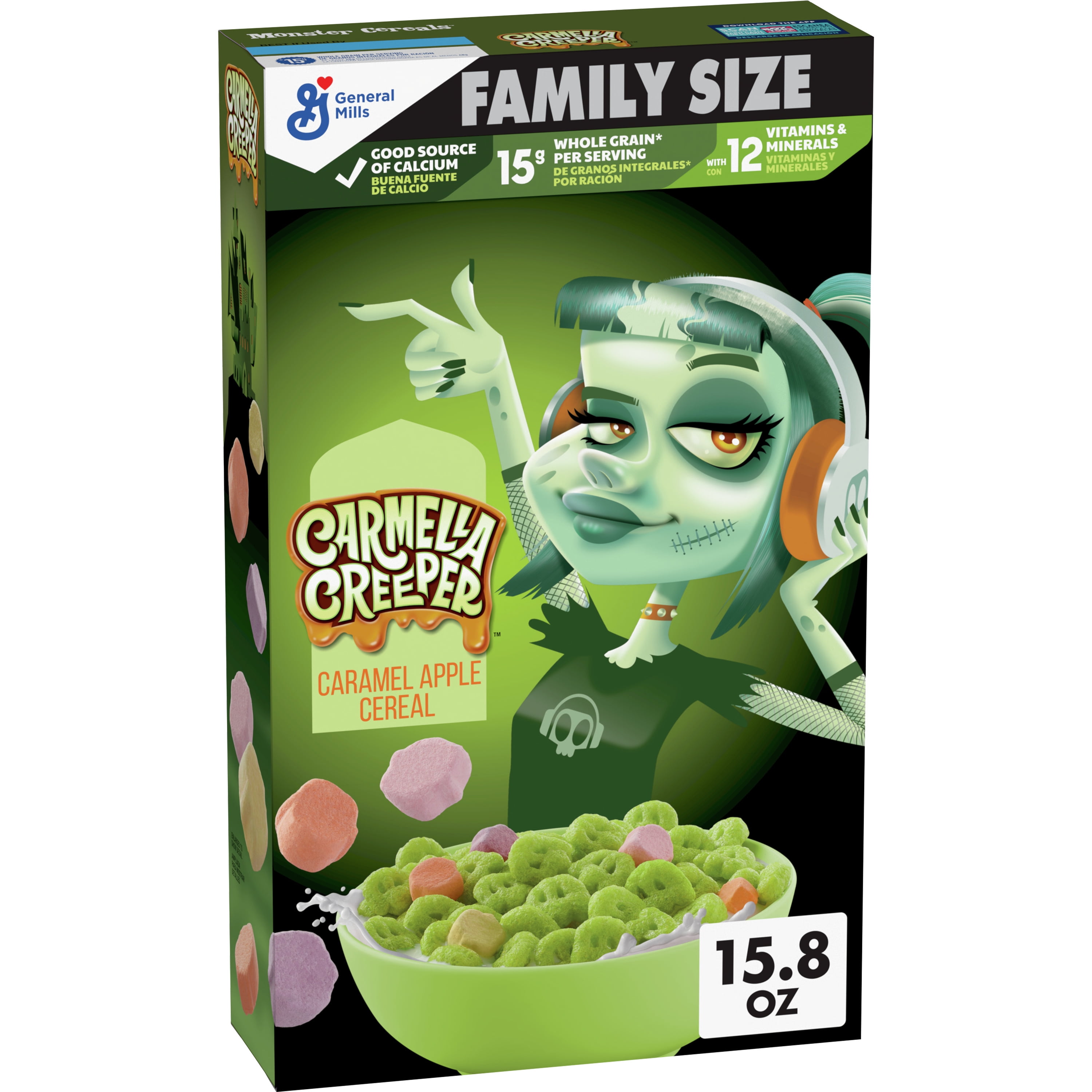 Carmella Creeper Cereal with Frightful Friends Marshmallows, Family ...
