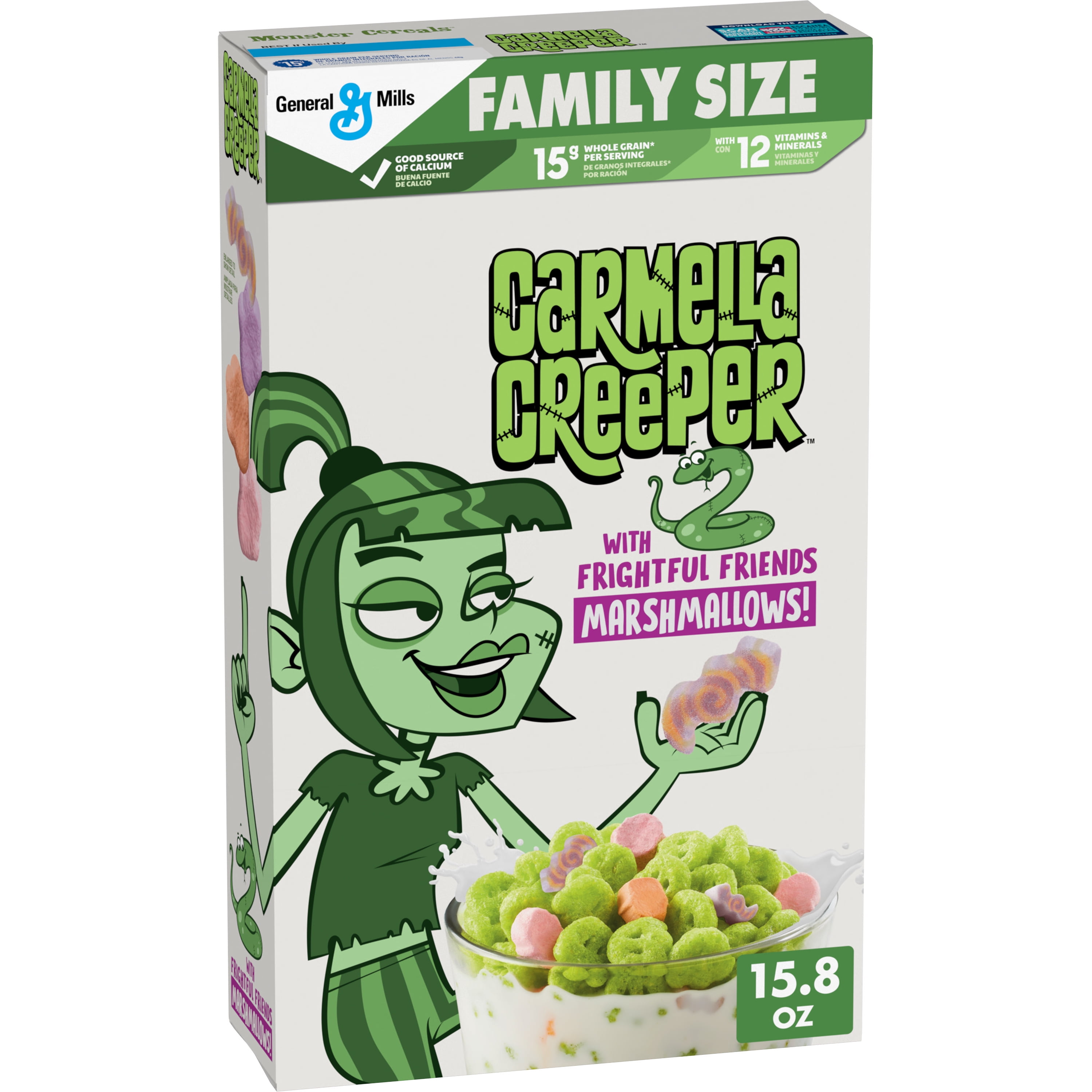 Carmella Creeper Cereal with Frightful Friends Marshmallows, Family ...