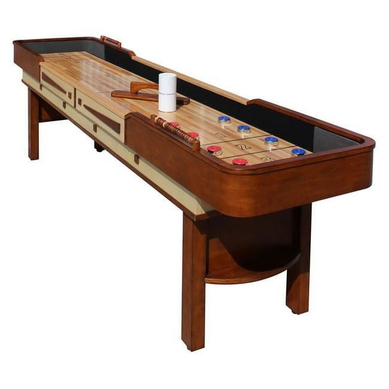 Carmelli NG1305 9 ft. Merlot Shuffleboard Table - Walnut - 9 ft ...
