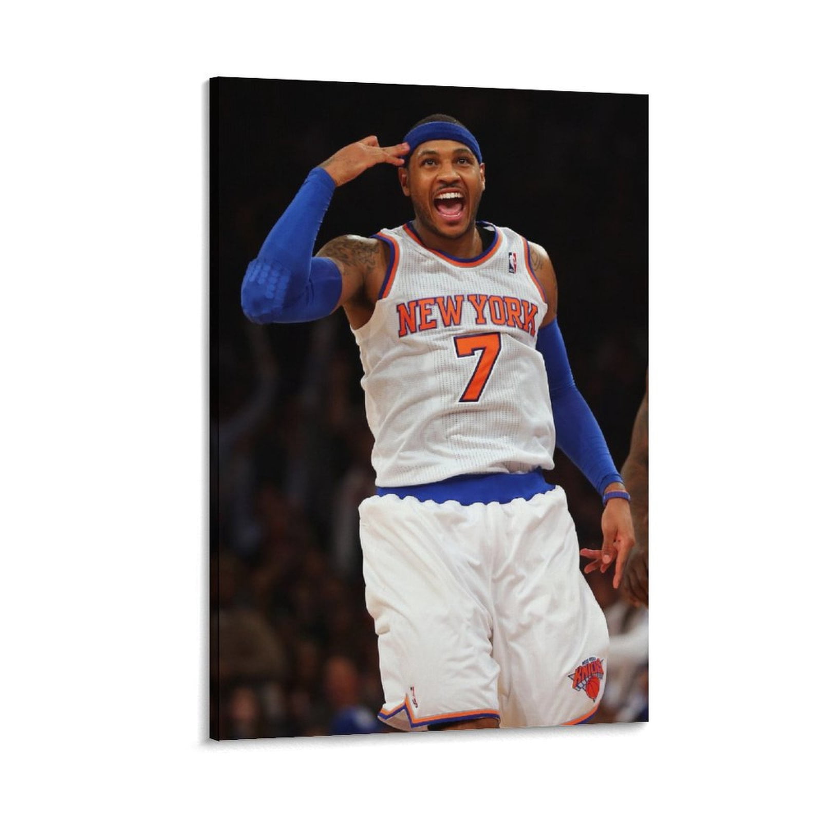 Carmelo Anthony Classic Action Poster Home Decor Poster Wall Art ...