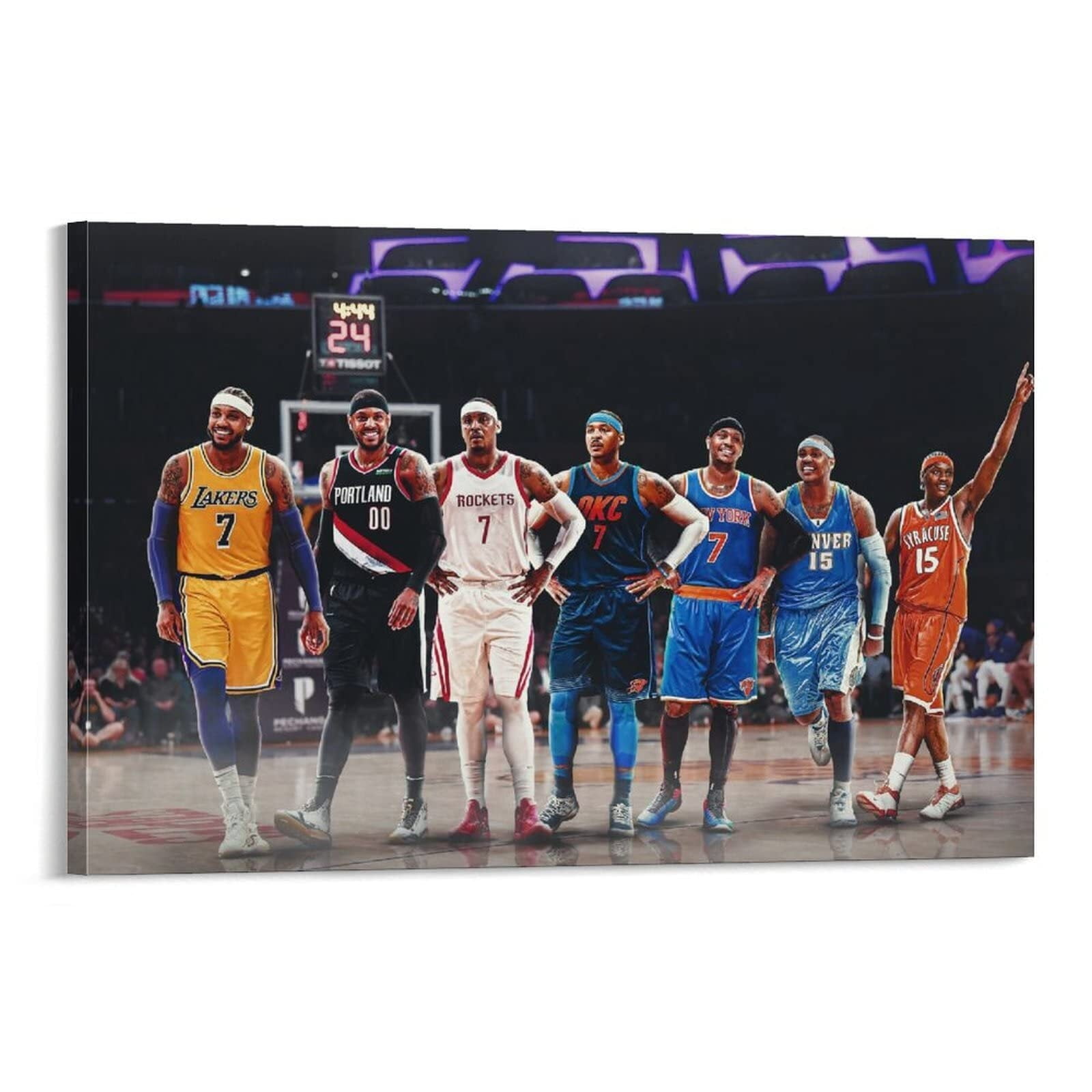 Carmelo Anthony Poster Basketball Player (7) Poster Cool Artworks ...