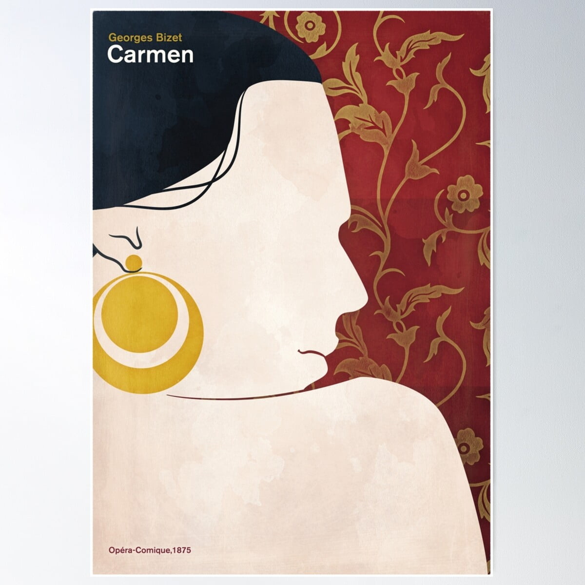 Carmen By Georges Bizet - Opera Inspired Minimalist Art Poster Wall Art ...