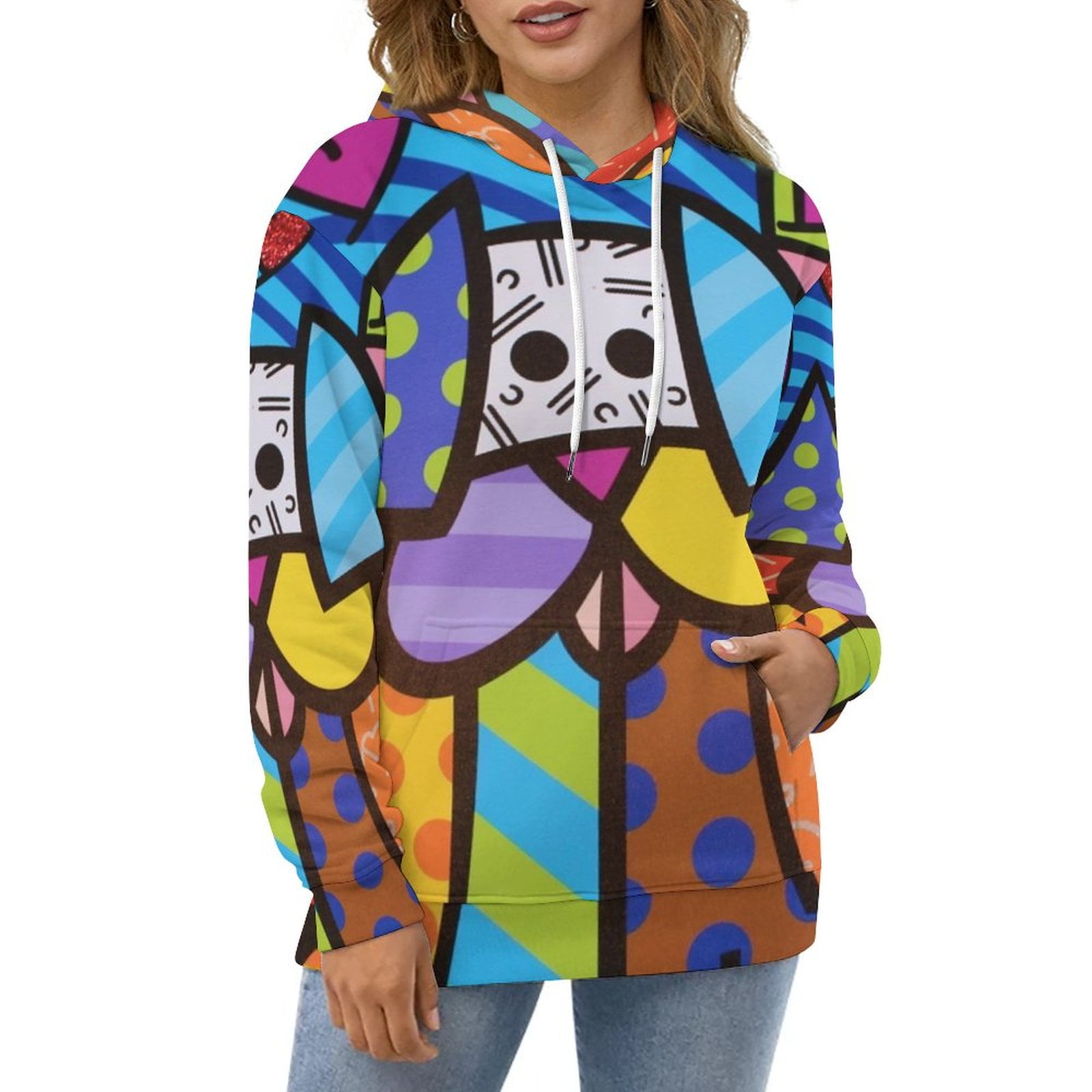 Carmen Dog Fashion Women's Hoodies New Casual Hooded Sweatshirt Hoodies ...