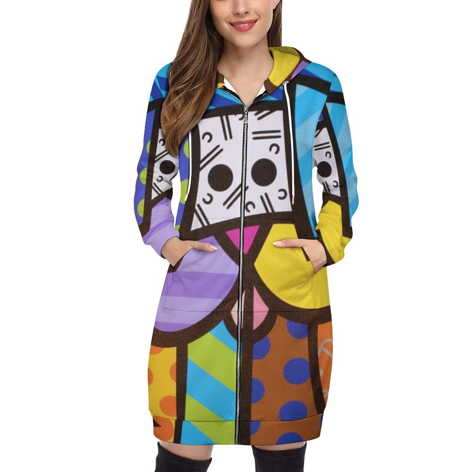 Carmen Dog Fashion Women's Hoodies New Casual Hooded Sweatshirt Hoodies ...