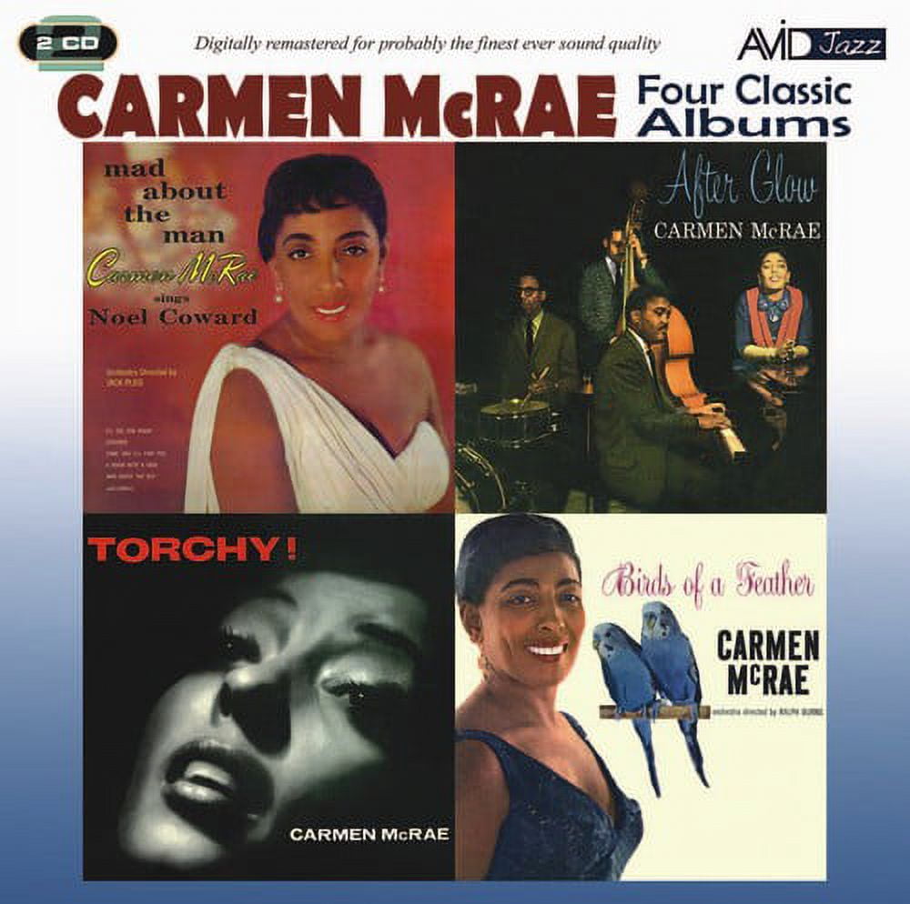 Carmen McRae - 4 Lps-Torchy / Afterglow / Mad About Man / Birds - Music & Performance - CD ...