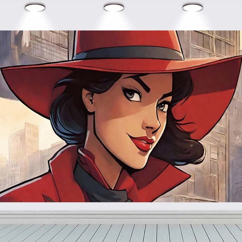 Carmen Sandiego Backdrop Banner Party Supplies Poster Birthday ...