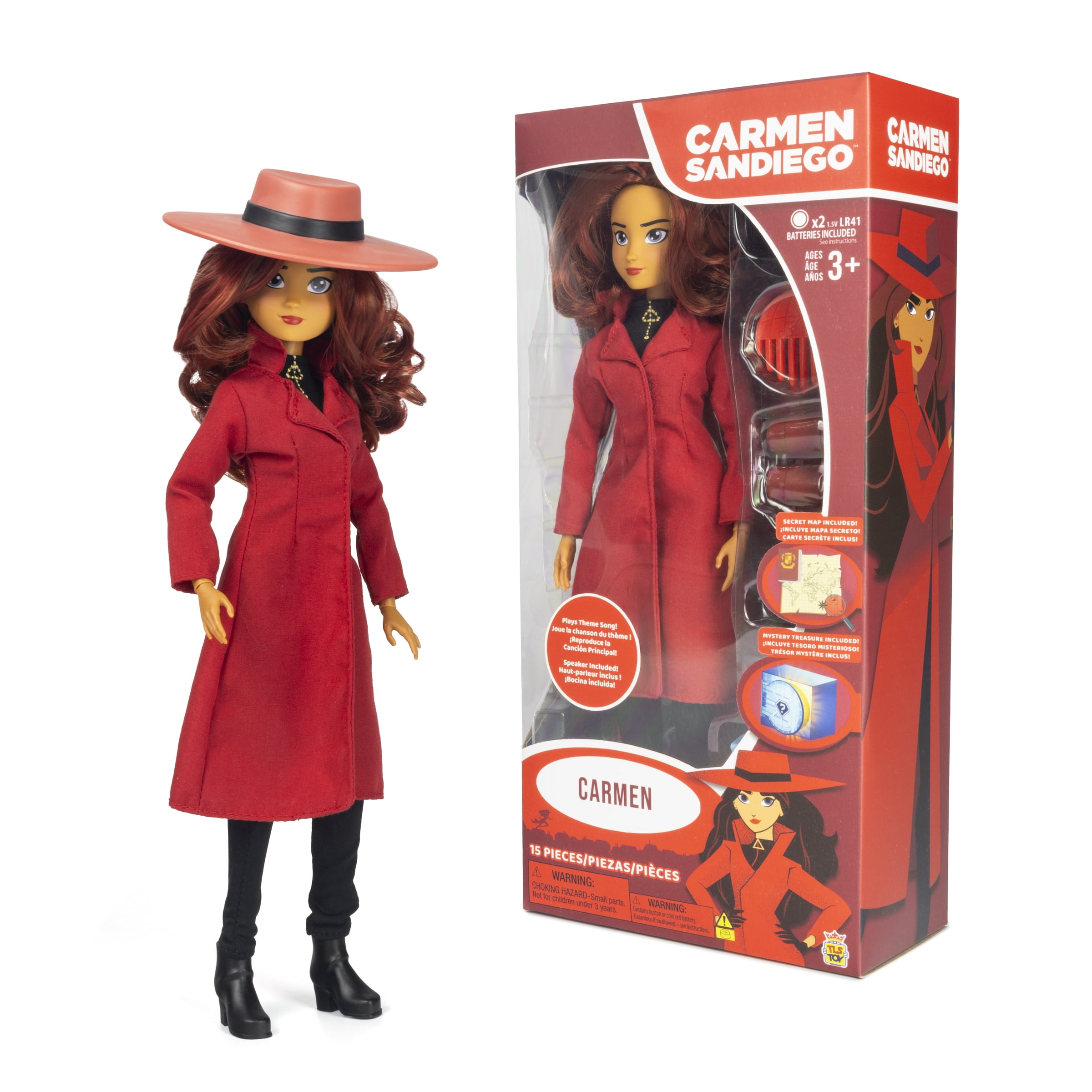 Carmen Sandiego Classic 12” Fashion Doll, Children Ages 3+ - Walmart.com