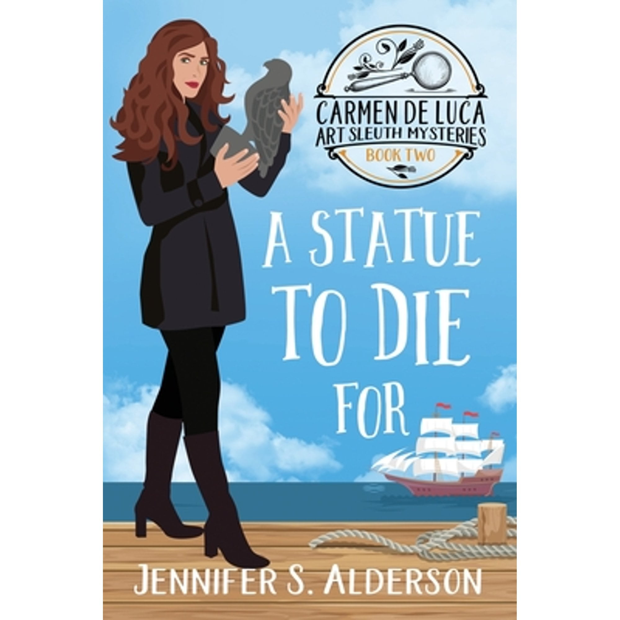 Carmen de Luca Art Sleuth Mysteries: A Statue To Die For (Paperback ...