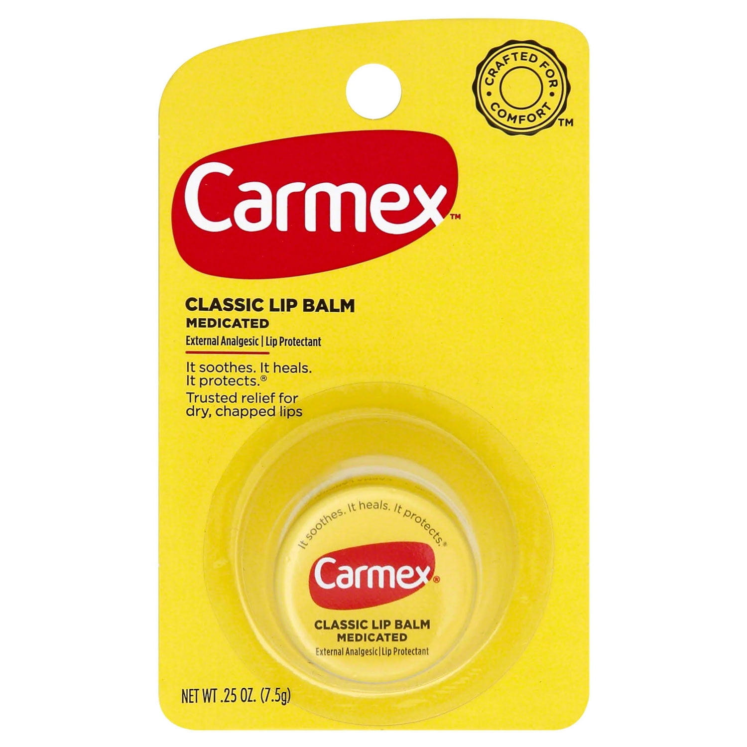 Carmex Classic Lip Balm Medicated 0.25 Oz.,Pack of 24 - Walmart.com