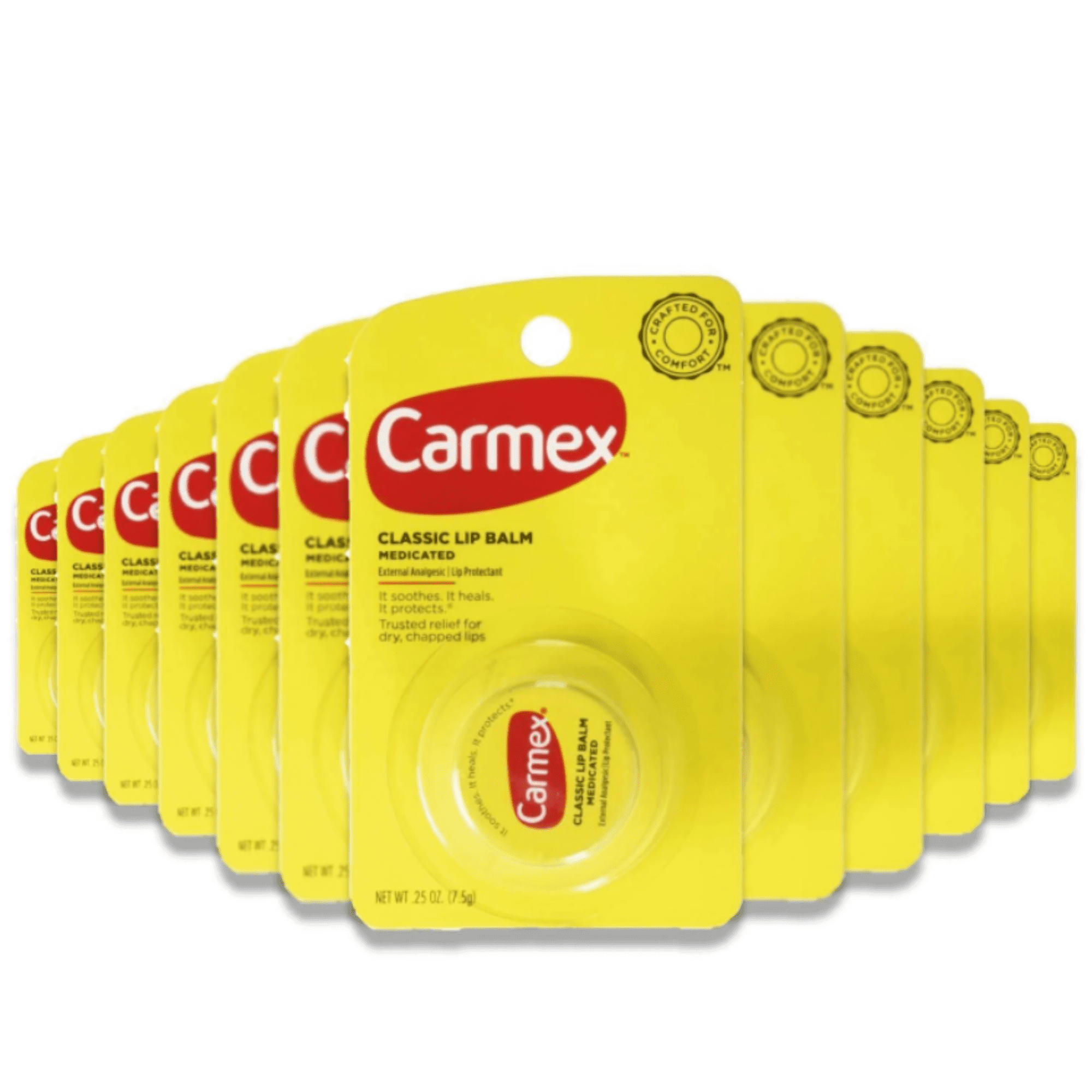Carmex Classic Original Flavor JAR Blister .25 Oz. (Pack of 12 ...