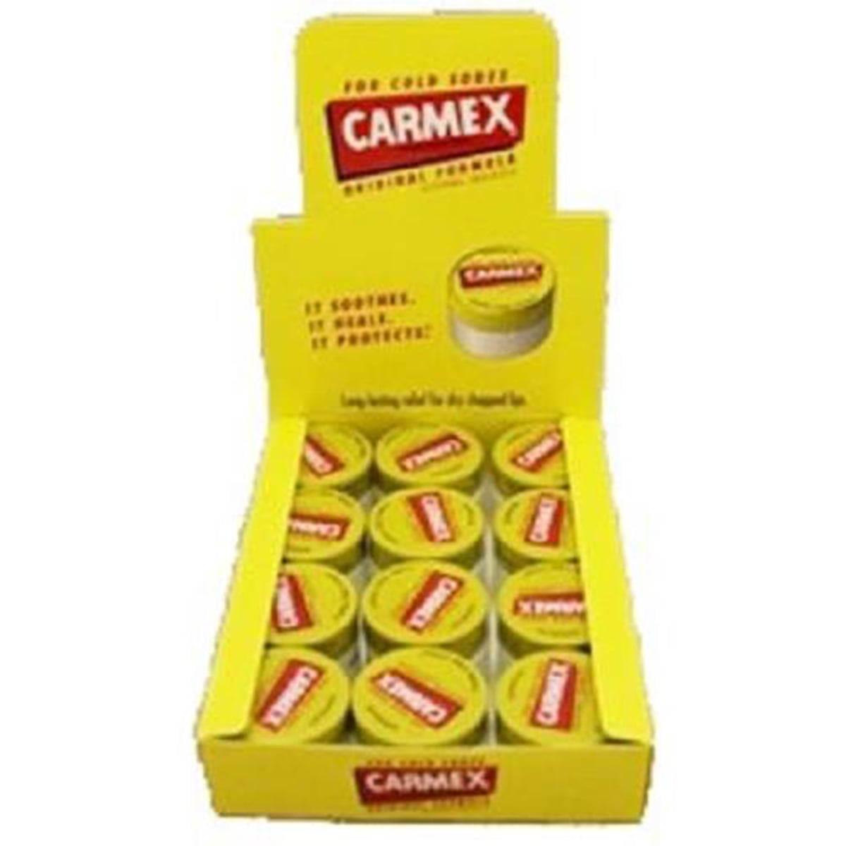 Carmex, Moisturizing Lip Balm - Jar, Count 12 - Lip Balm / Grab ...