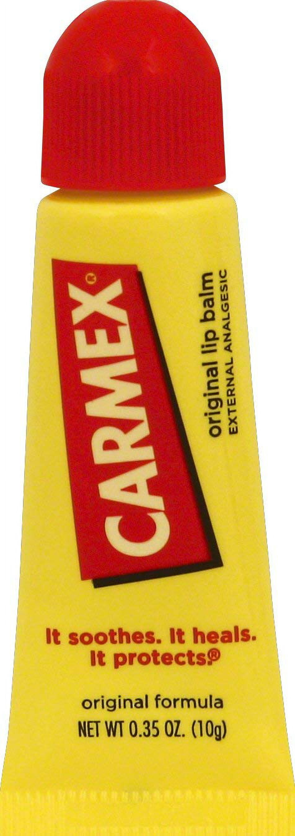 Carmex Moisturizing Lip Balm, Original Flavor, 0.35 Oz Tube, 12/Box ...