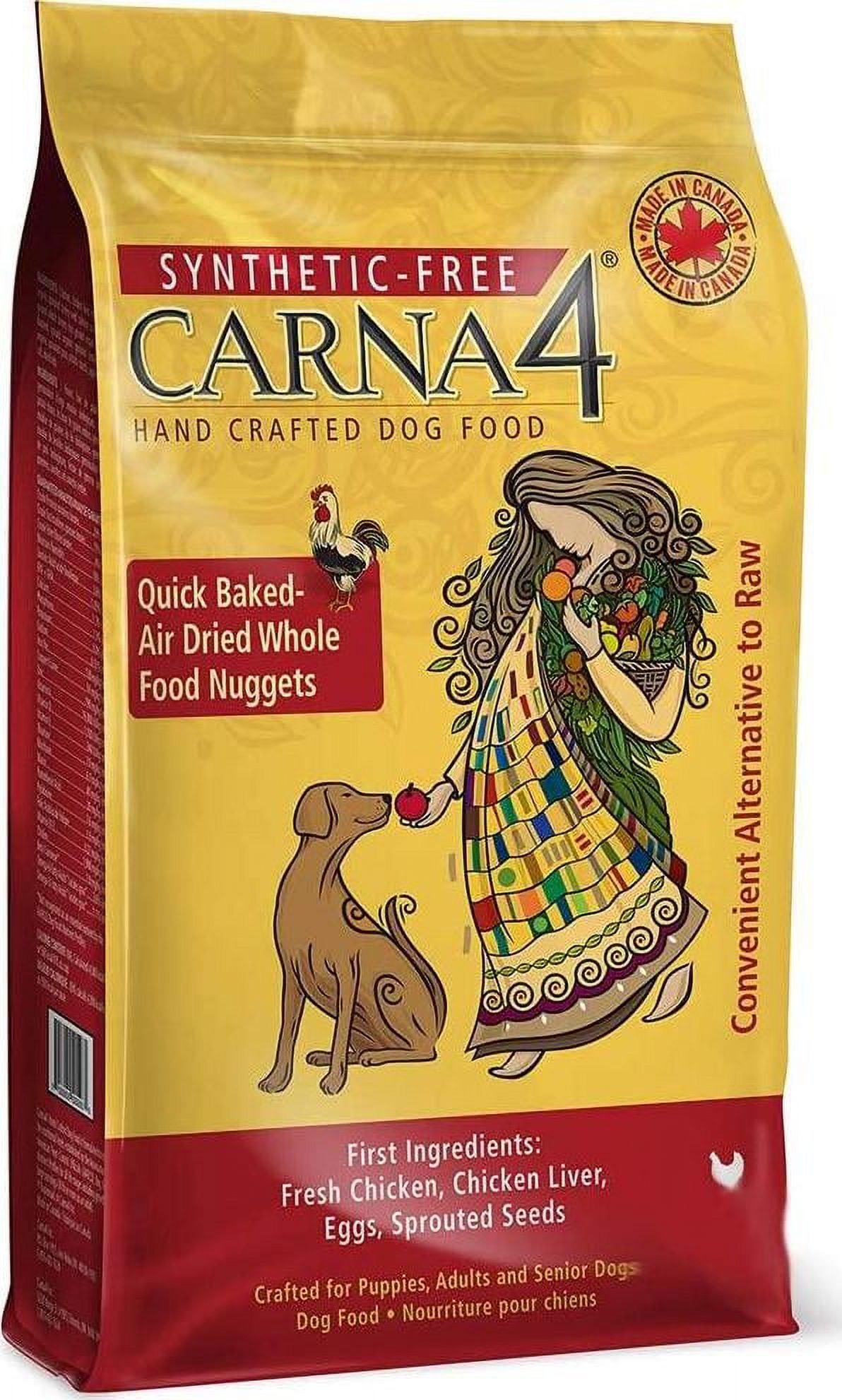 Carna4 Chicken Hand Crafted Dry Dog Food 13 lb - Walmart.com