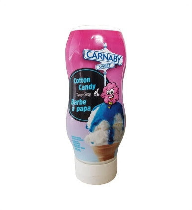 Carnaby Sweet Flavored Cotton Candy Syrup, 428mL/14.5 fl. oz., Imported ...