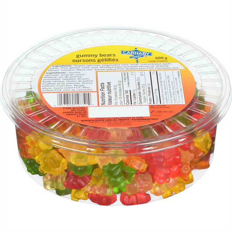 Carnaby Sweet Gummy Bears, 500g/17.5 oz - Walmart.com