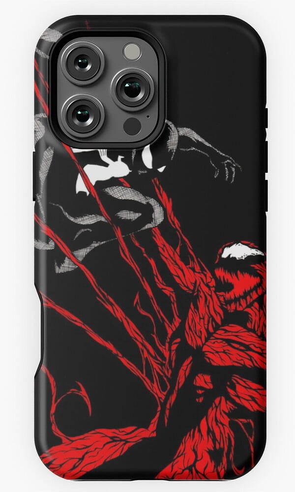 Carnage Comic Villain Phone Case Compatible with iPhone 11 to 16 Pro ...