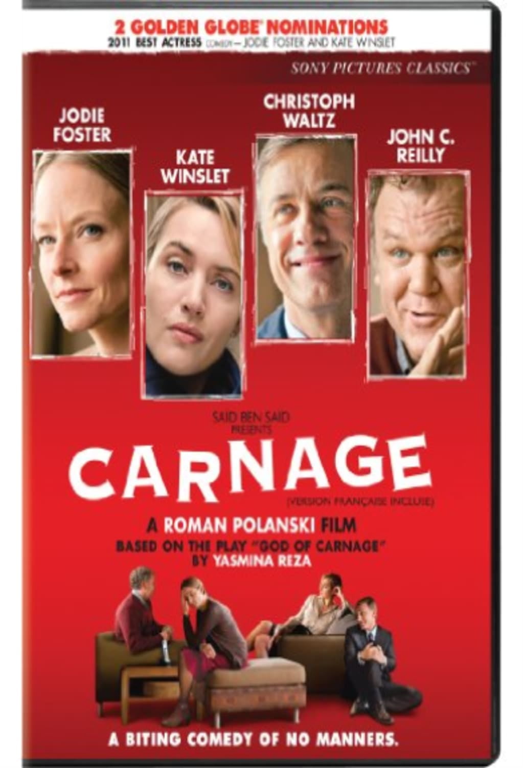 Carnage (DVD) - DVD - Walmart.com
