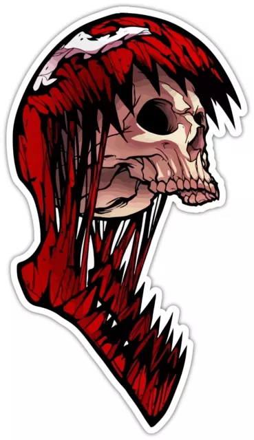 Carnage Skull Symbiote Right Sticker Usa Truck Car Decal Captain Spider ...