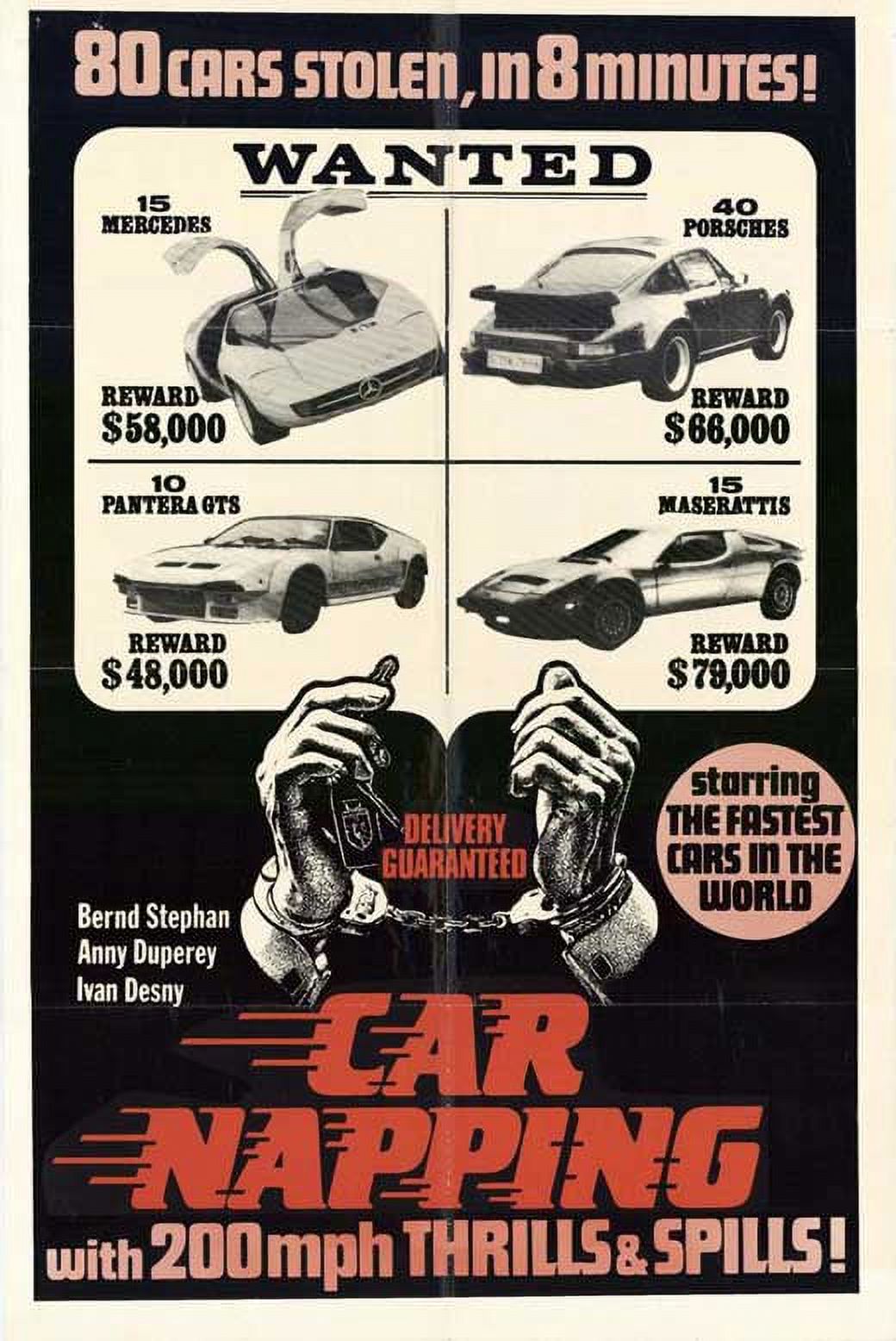 Carnapping - movie POSTER (Style A) (11" x 17") (1982) - Walmart.com