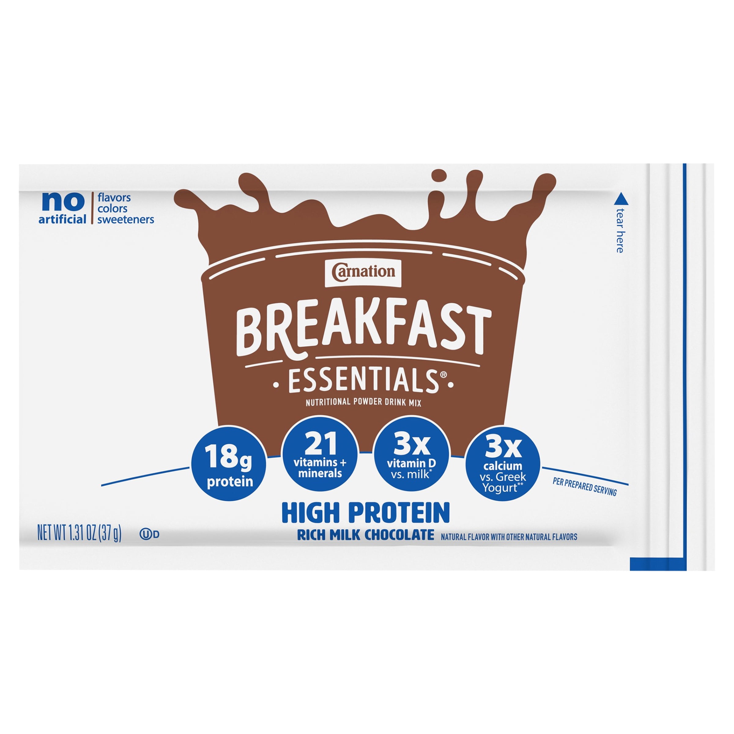Carnation Breakfast Essentials High Protein Nutritional Breakfast Drink ...
