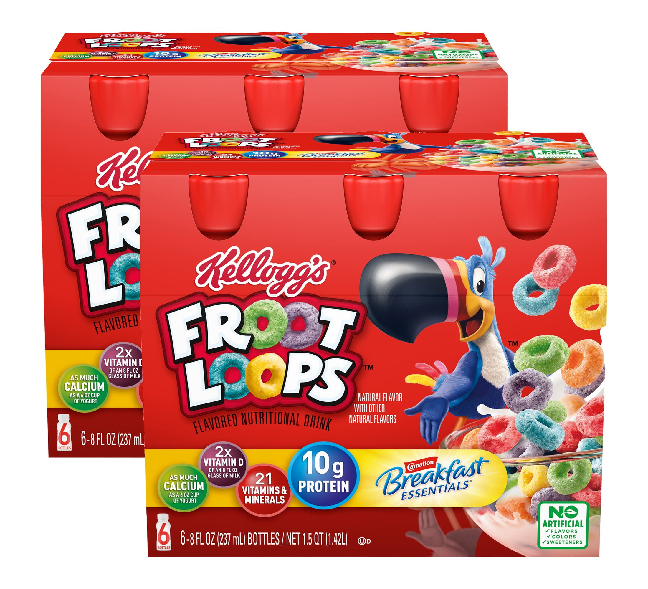 Carnation Breakfast Essentials Kelloggs Nutritional Drink Froot Loops