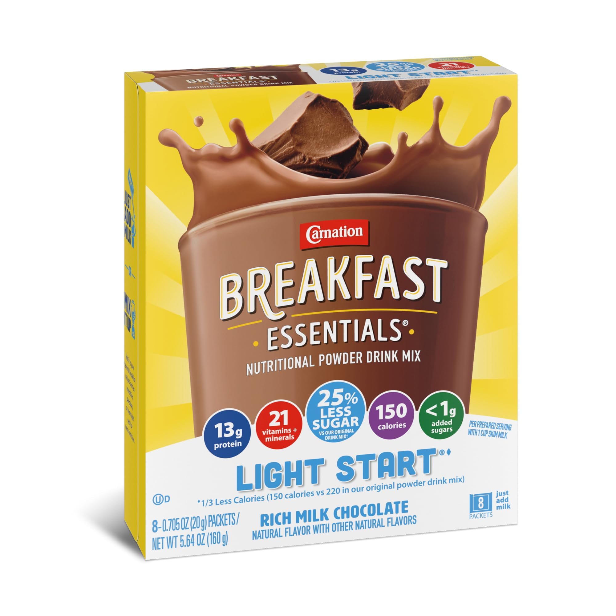 Carnation Breakfast Essentials Light IFF17 Start Oral Supplement ...