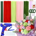 Carnation DIY Flower Art Craft Kit 8mm Thick 12in Pipe Cleaners Set ...