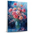 Carnation Flower Canvas Wall Art 8x12 inches - French Country Vintage ...