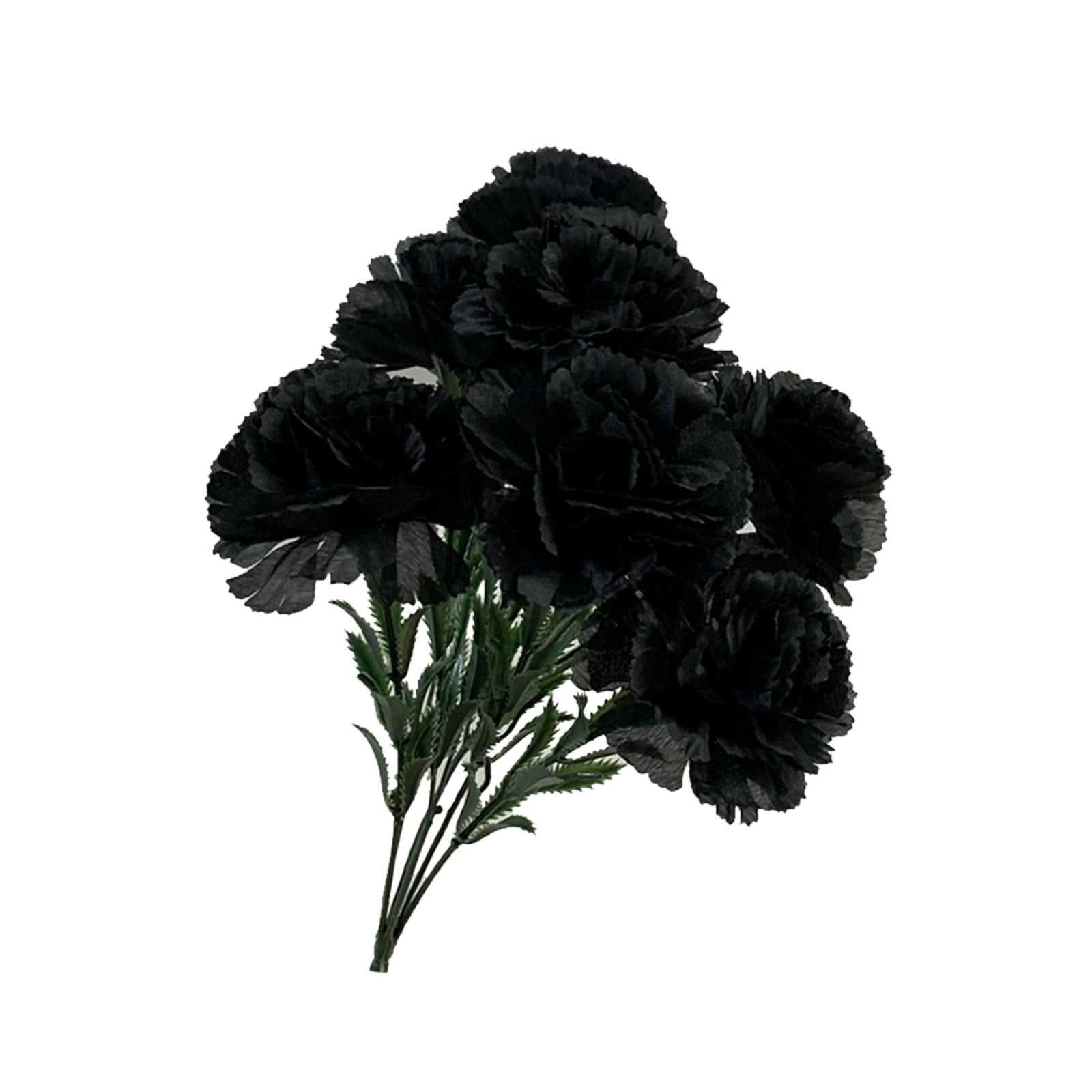 Carnation Flowers Artificial Silk Carnation Bunch, 7 Head Flower ...