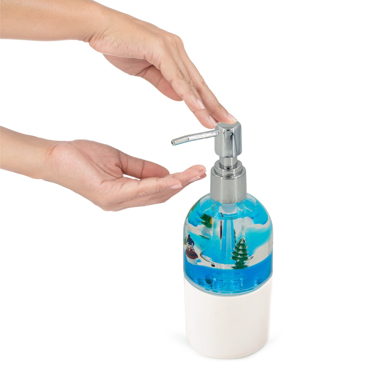 Carnation Home Fashions Christmas Bathroom Lotion or Kitchen Soap Pump ...