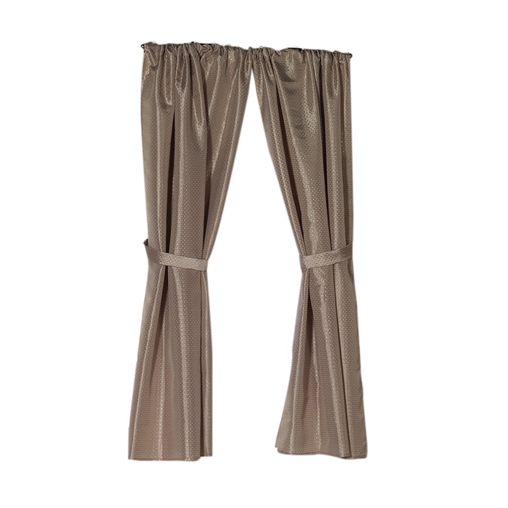 Carnation Home Fashions Lauren Diamond-Piqued, 100% Polyester Window ...
