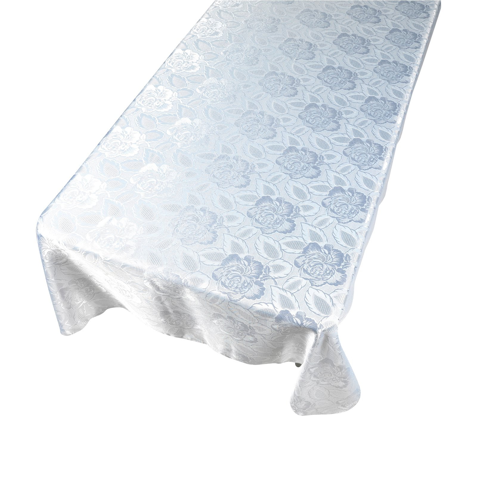 Carnation Home Fashions Rose Damask Tablecloth - Walmart.com