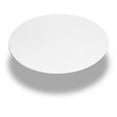 Carnation Home Fashions White 48 Inch Round Fitted Vinyl Tablecloth ...