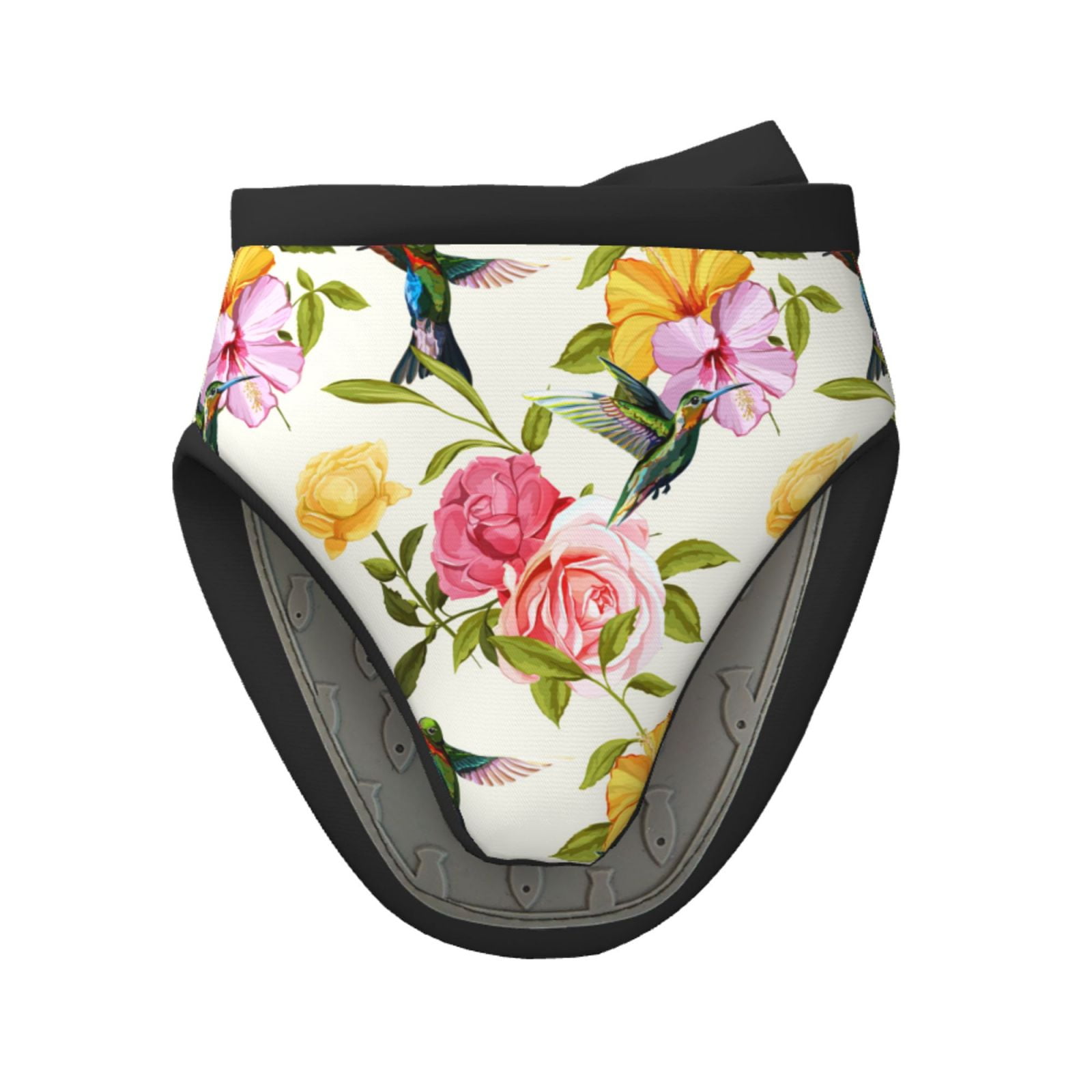 Carnation Hummingbird Oven Mitts Heat Resistant, Soft Lining Silicone ...