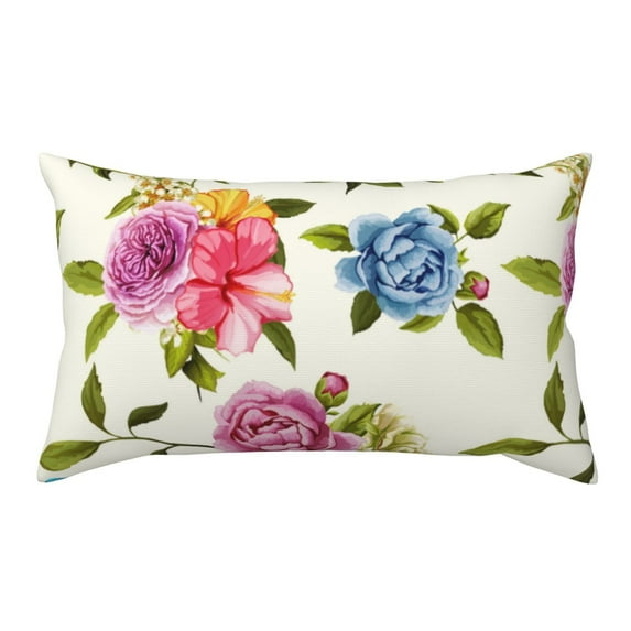 Carnation Hummingbird Pattern Pillow Cases Standard Size, Soft Pillow ...