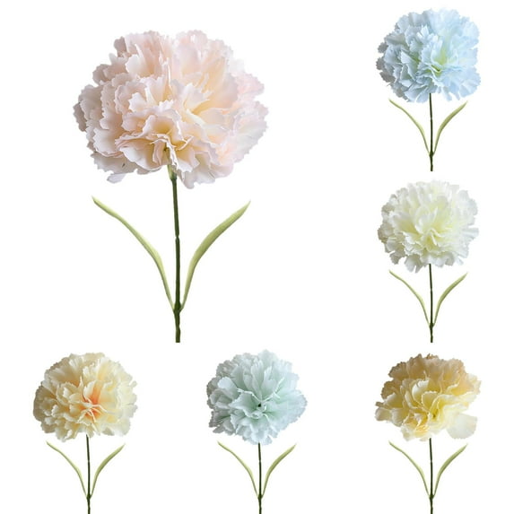 Carnations, MotherS Day Gift, Artificial Pink Flowers/ Artificial ...