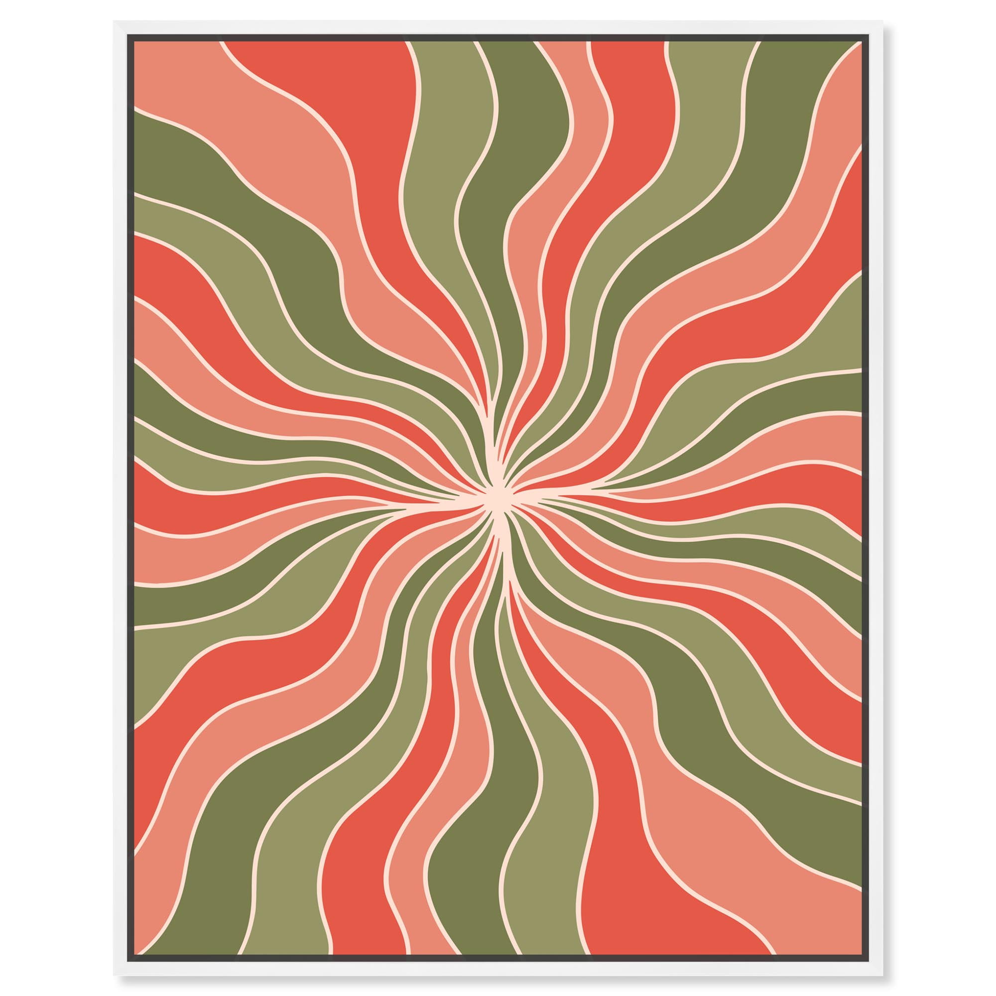Carnaval Retro II Canvas Trendy Retro Posters by Art Remedy, White ...