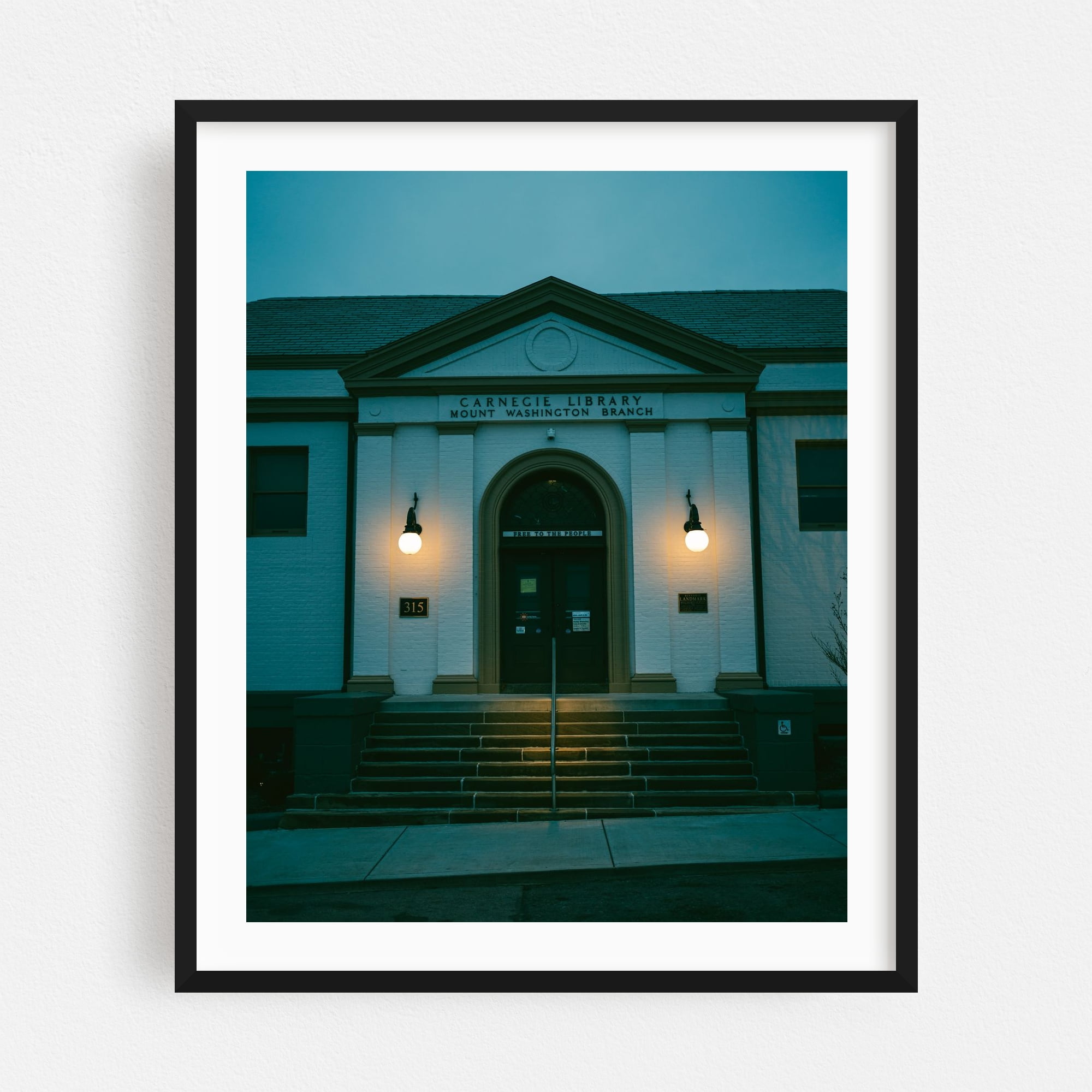 Carnegie Library, Mt. Washington Branch - Pittsburgh Pennsylvania ...
