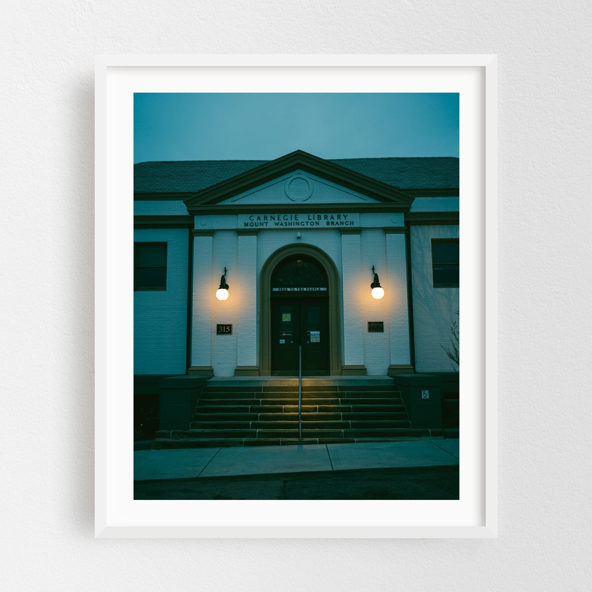 Carnegie Library, Mt. Washington Branch - Pittsburgh Pennsylvania ...